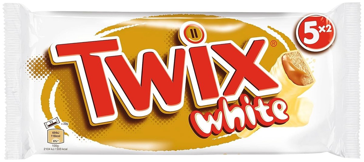 TWIX White batony biała czekolada 5 pak 230g - Inna marka | Sklep EMPIK.COM