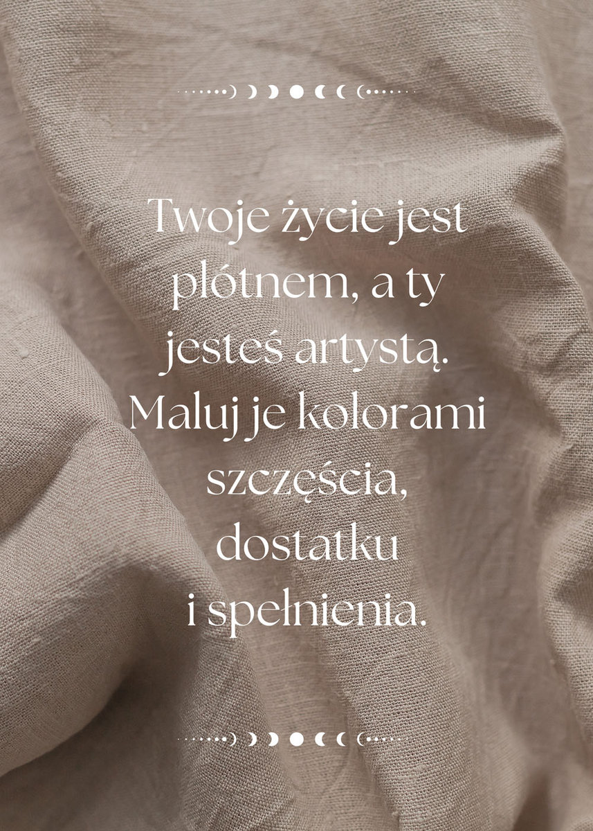 Twoje życie jest płótnem, a ty jesteś artystą - pl - Inna marka | Sklep ...