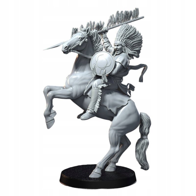 Tyee - Wojownik Indianin Figurka do RPG DnD D&D Pathfinder 14k - Iron ...