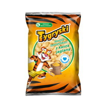 Tygryski Chrupki Kukurydziane Z Kaszą Jaglaną 50 G - M&C | Sklep EMPIK.COM