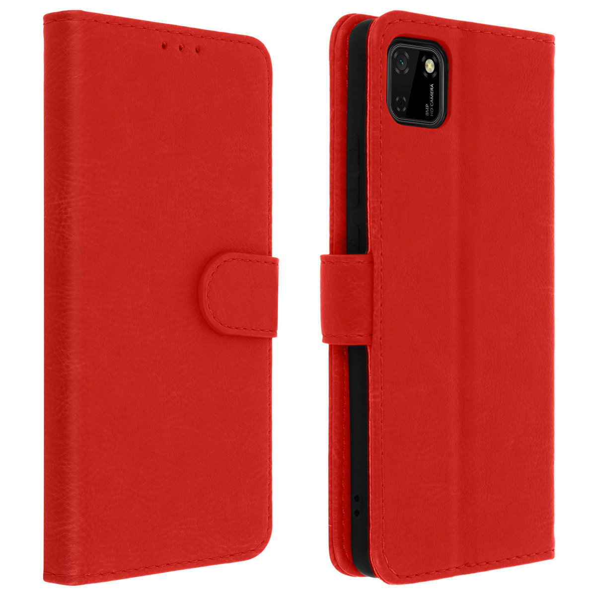 Tylna obudowa Huawei Y5p Folio Integral Function Wallet Czerwony ...