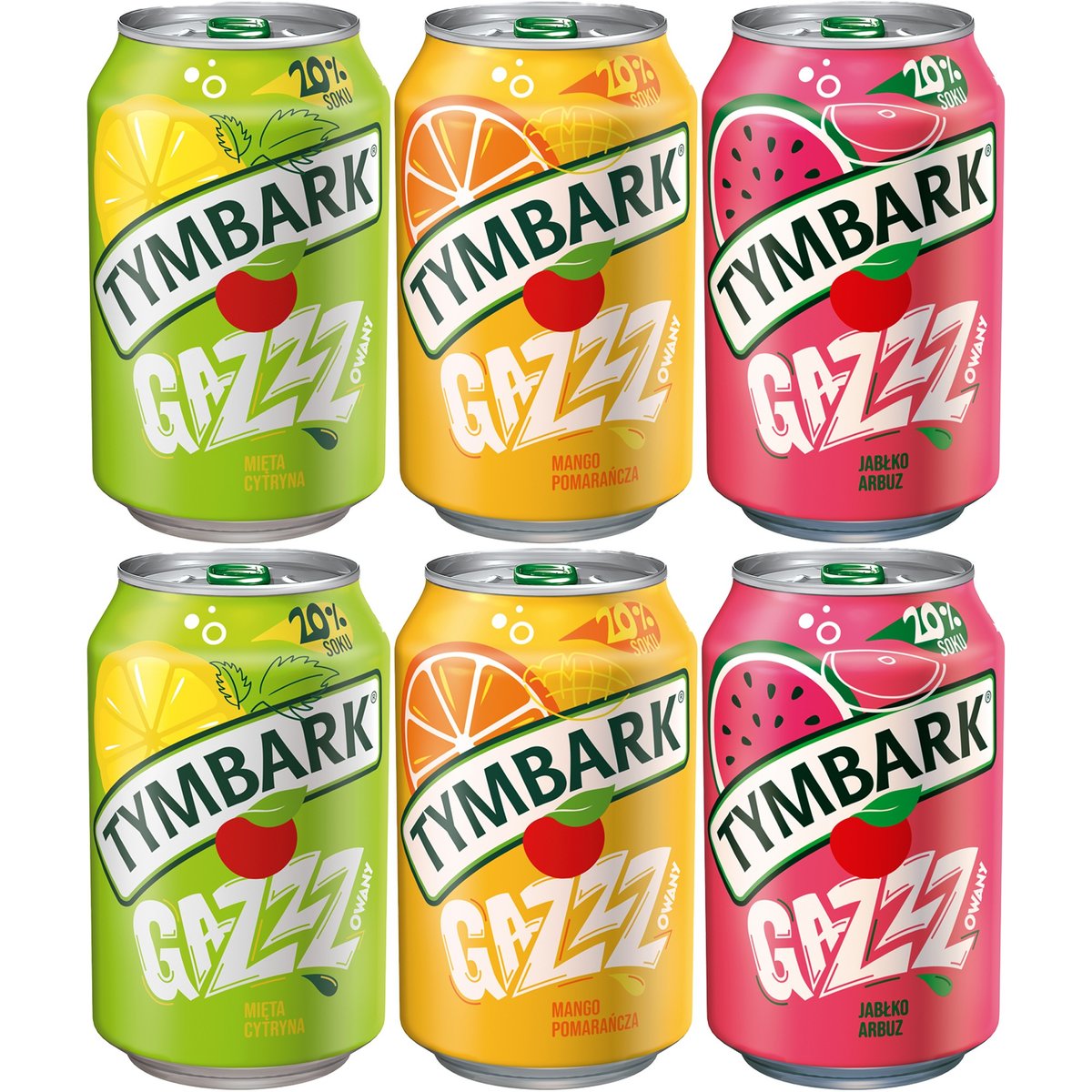 Tymbark napój gazowany Mix 3 smaki 330ml x 6 sztuk - Inna marka | Sklep ...