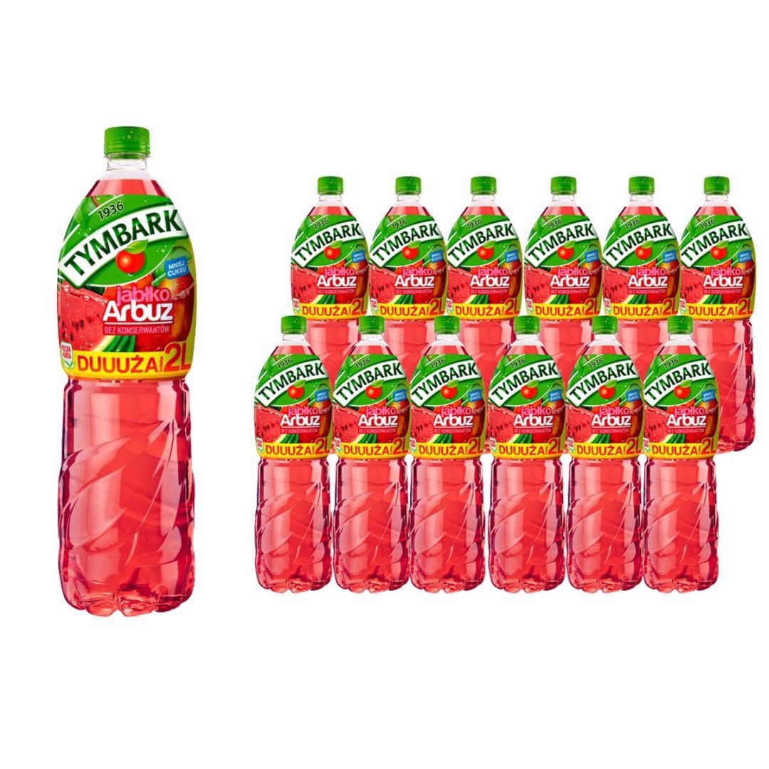Tymbark Napój jabłko arbuz 2 l x 12 sztuk - Tymbark | Sklep EMPIK.COM