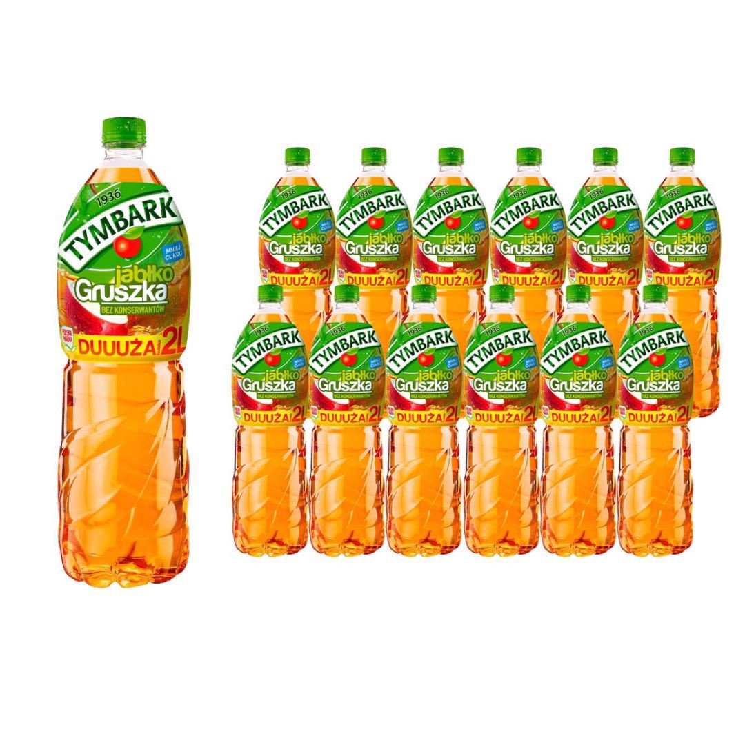 Tymbark Napój jabłko gruszka 2 l x 12 sztuk - Tymbark | Sklep EMPIK.COM
