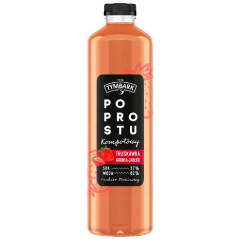 TYMBARK PO PROSTU NAPOJ WODA&SOK TRUSKAWKA 1,25L - Inna marka | Sklep ...