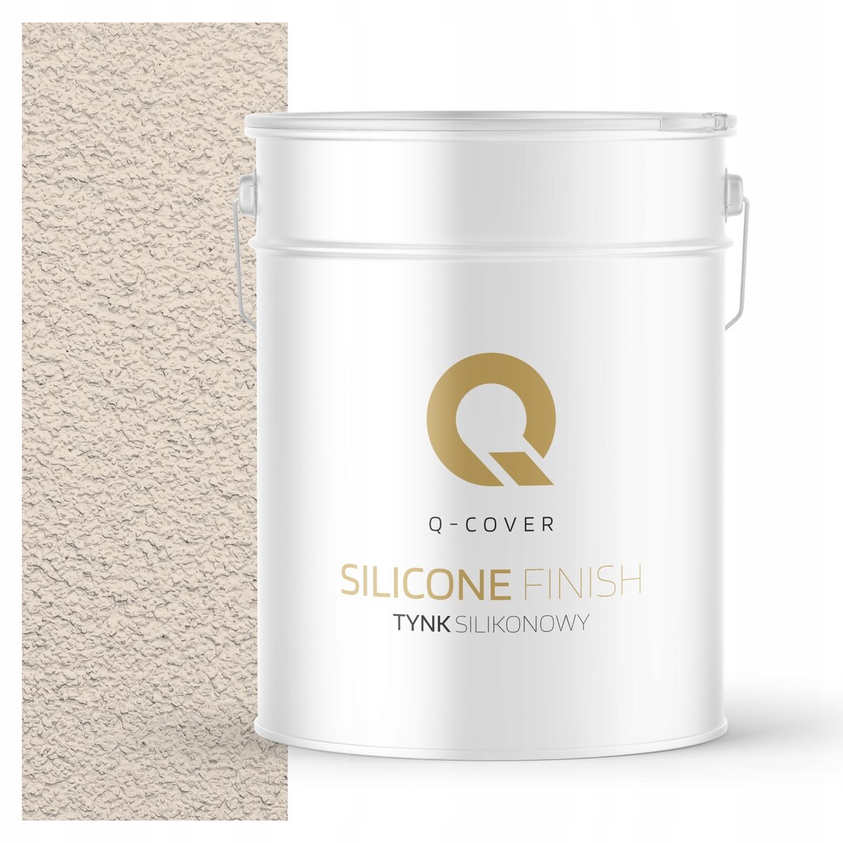 Tynk Silikonowy Elewacyjny Beżowy Jasny 15Kg Baranek Granulacja 3.0Mm ...