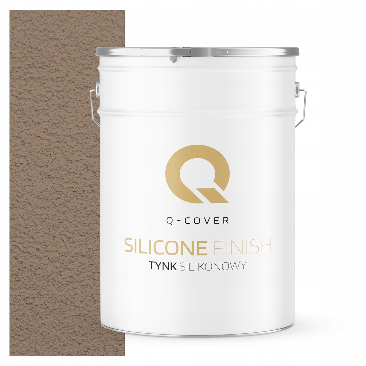 Tynk Silikonowy Elewacyjny Orzechowy F535 25Kg Baranek Granulacja 3.0Mm - Q-COVER | Sklep EMPIK.COM