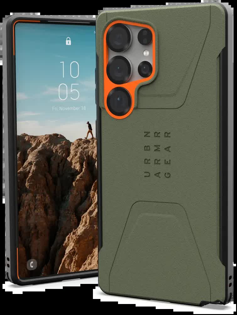 UAG CIVILIAN PRO - OBUDOWA OCHRONNA ETUI MOCNE CASE POKROWIEC DO SAMSUNG GALAXY S25 ULTRA 5G Z ...