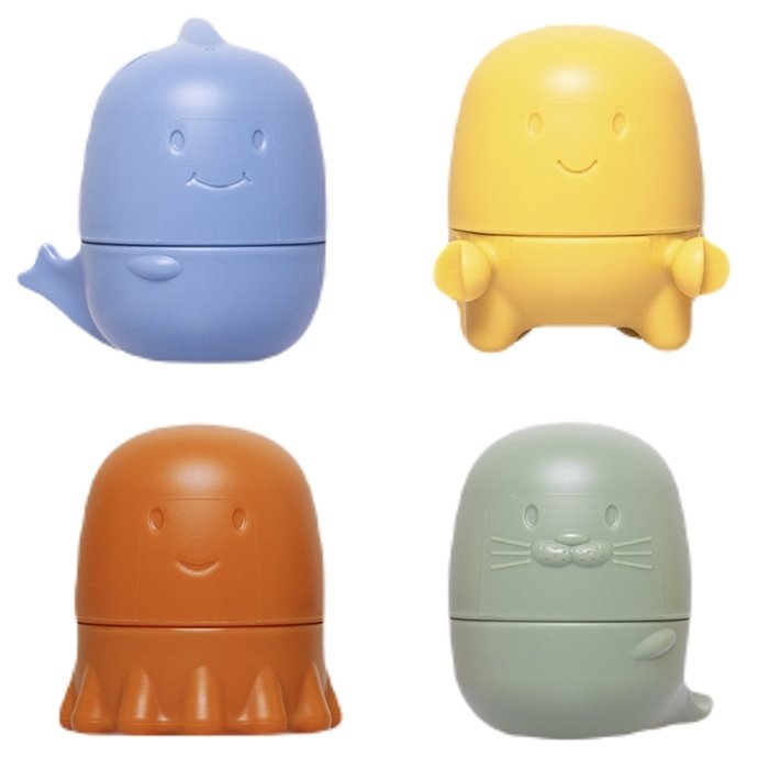 Ubbi Zabawki do Kąpieli Zwierzątka Muted Color - Ubbi | Sklep EMPIK.COM