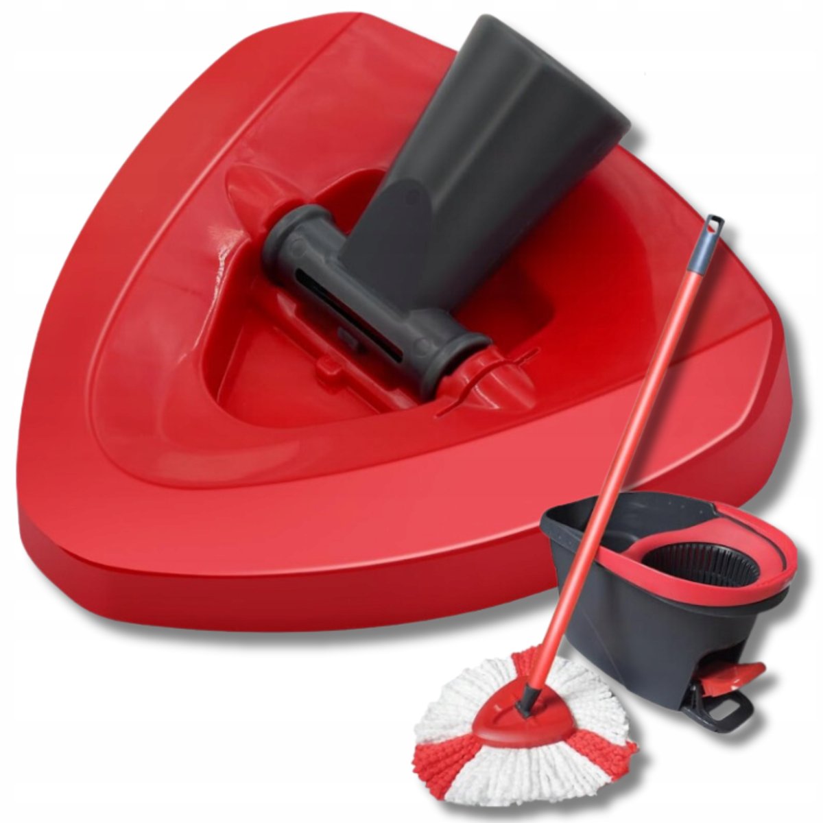 Uchwyt Do Mopa Obrotowego Vileda Wring&Clean Turbo Stelaż Trójkątny ...