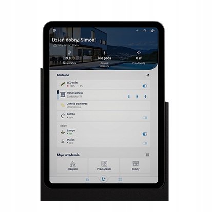 Uchwyt ścienny do Samsung Galaxy Tab A9+ 11" otwarty czarny mat GFO2A9 ...