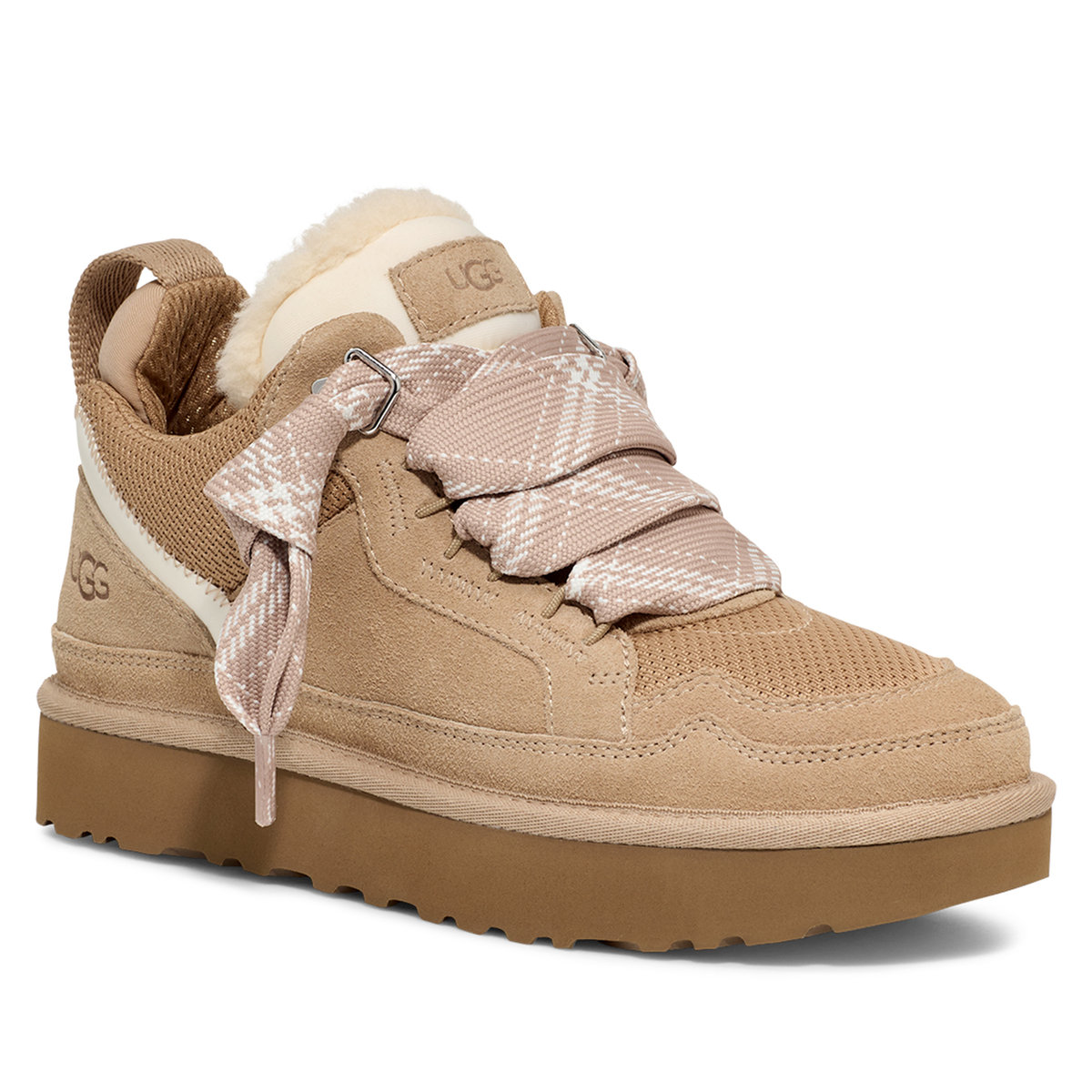 UGG Sneakersy damskie ocieplane na platformie W Lowmel Sand-40 - Inna ...