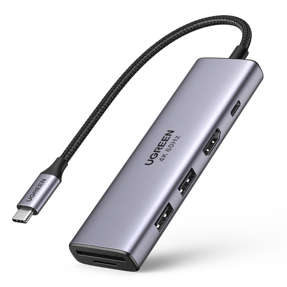 Ugreen 6W1 Wielofunkcyjny Hub Usb Typ C - 2X Usb 3.2 Gen 1 / Hdmi 4K ... Ugreen 6W1 Wielofunkcyjny Hub Usb Typ C - 2X Usb 3.2 Gen 1 / Hdmi 4K ...