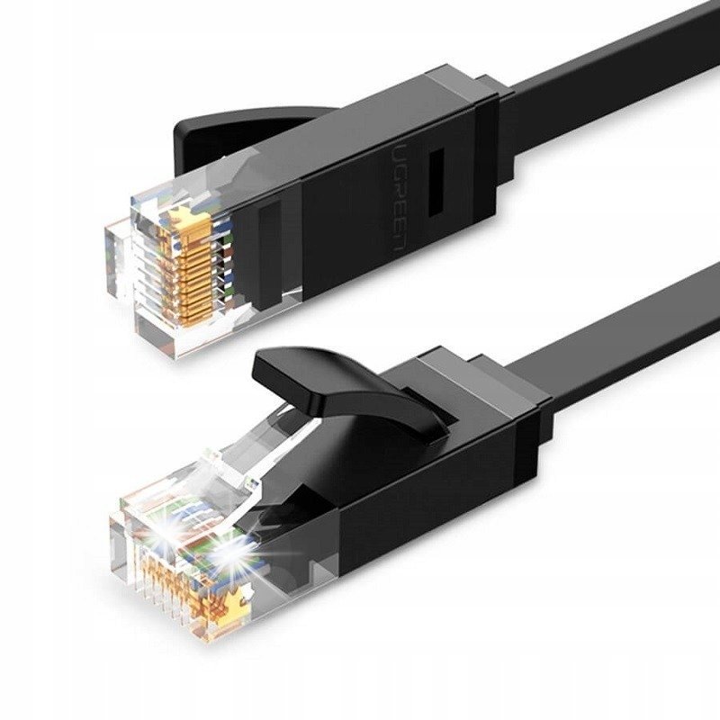 UGREEN SZYBKI PŁASKI KABEL PRZEWÓD SIECIOWY LAN ETHERNET CAT 6 UTP RJ45 ...