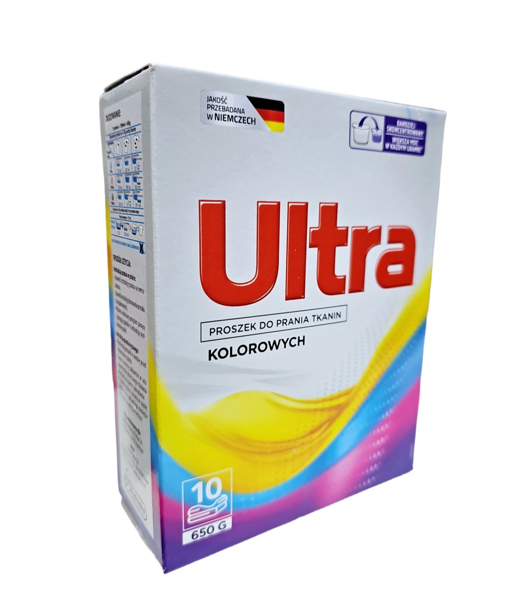 Ultra Proszek Do Prania Tkanin Kolorowych 650G 10Pr - Ultra | Sklep ...