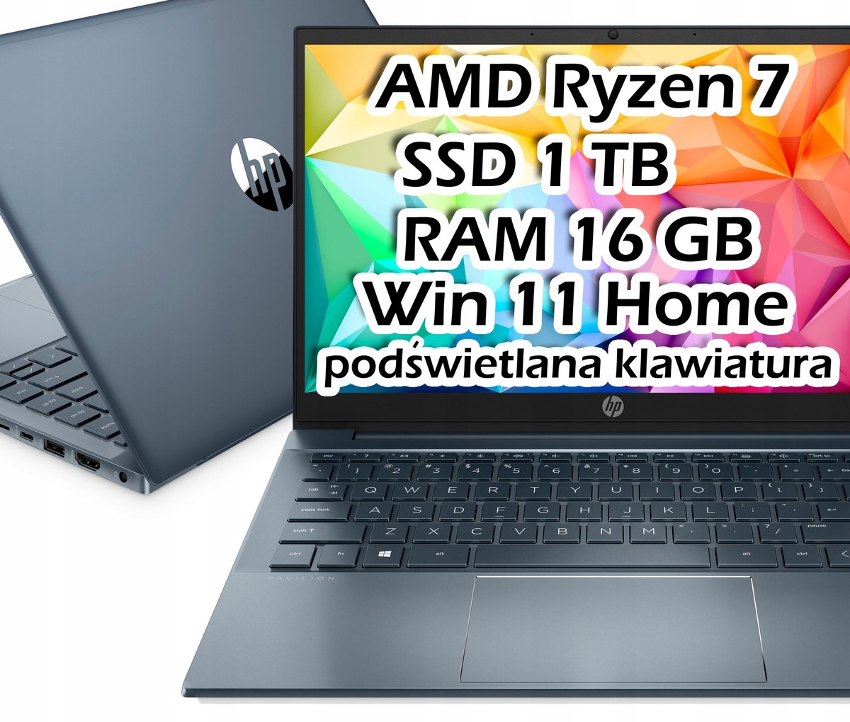 Ultrabook Laptop 14" Hp Pavilion Ryzen 7 Ssd 1Tb - HP | Sklep EMPIK.COM