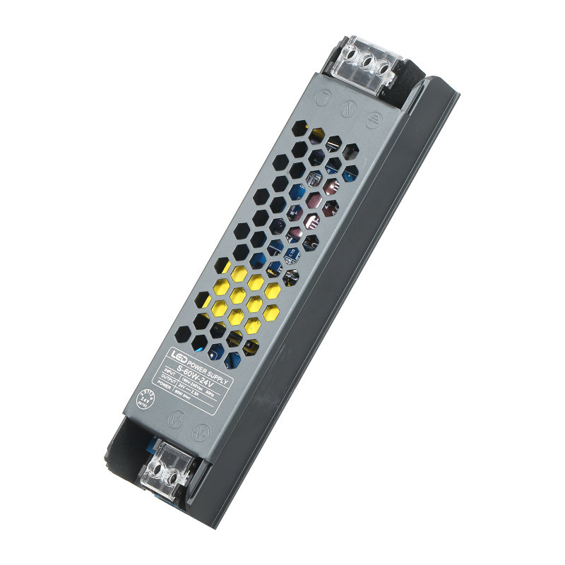 Ultracienki zasilacz transformatorowy do taśm LED AC190V-240V do DC 24V ...