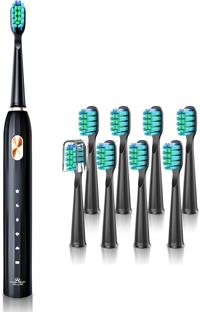 Ultradźwiękowa szczoteczka do zębów DADA-TECH DT-22 z 8 końcówkami 5 ...