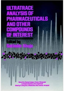Ultratrace analysis of pharmaceuticals and other compounds of interest ...