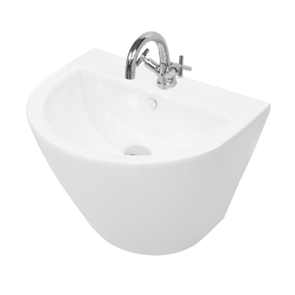 Umywalka Ścienna 52 Domino Alsola - Domino | Sklep EMPIK.COM