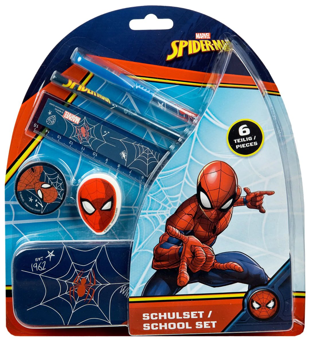 UNDERCOVER Zestaw Do Pisania 6 ELEM Spider-Man - Undercover | Sklep ...