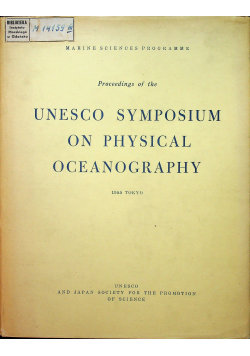Unesco symposium on physical oceanography - Opracowanie zbiorowe | Książka w Empik