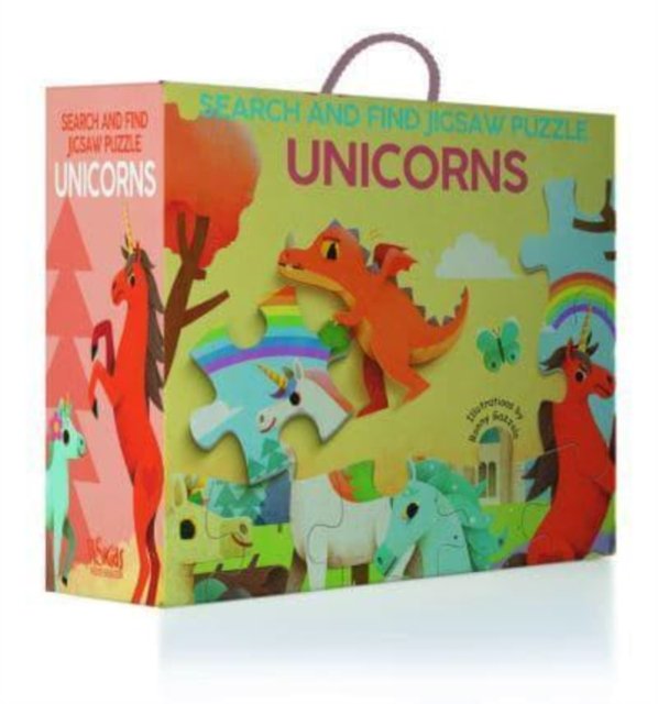 Unicorns: Search and Find Jigsaw Puzzle - Ronny Gazzola | Książka w Empik