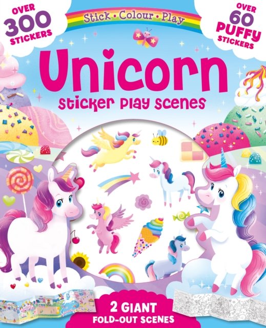 Unicorns: Sticker Play Scenes - Opracowanie zbiorowe | Książka w Empik