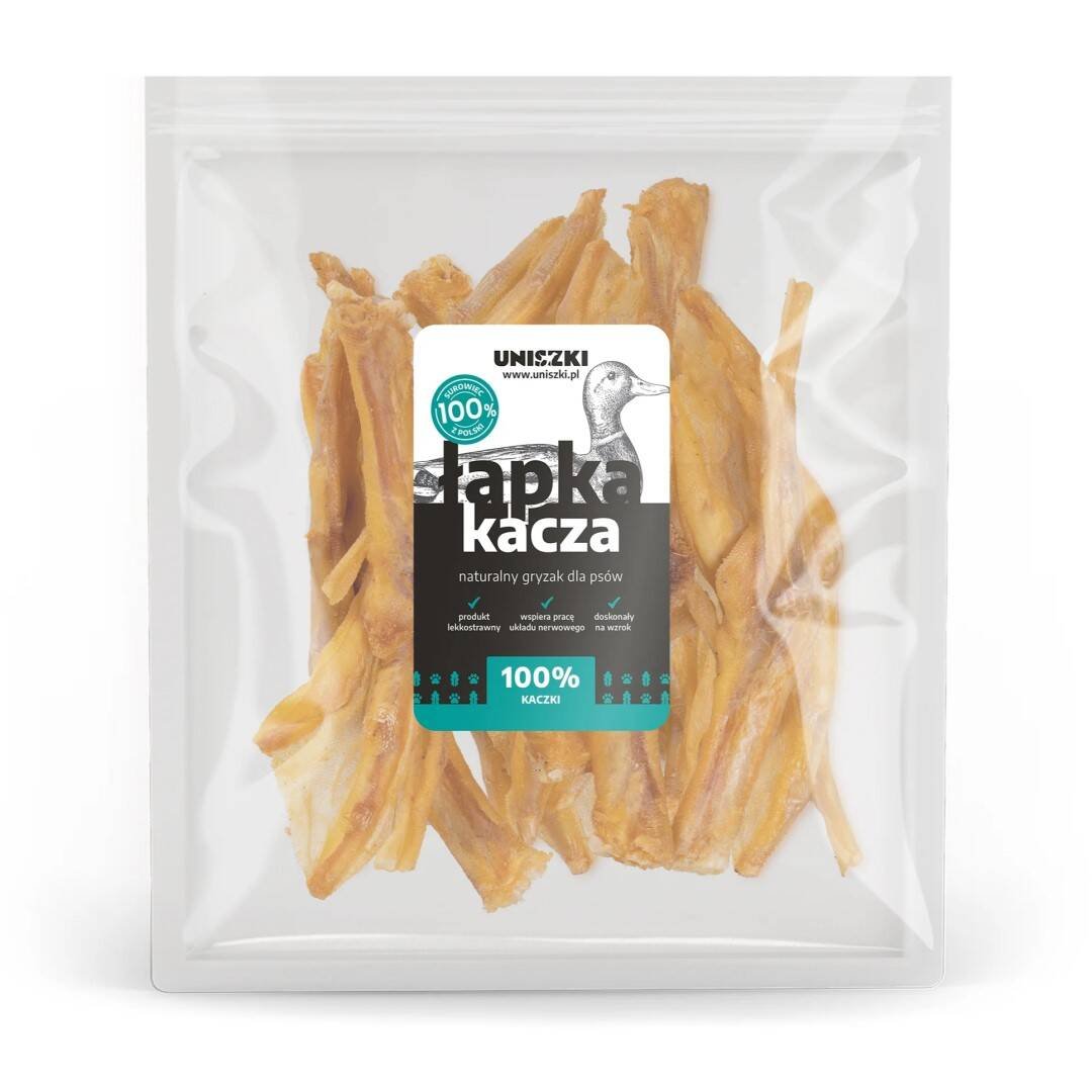 Uniszki Łapka Kacza Naturalny Przysmak Suszony Dla Psa 10szt. - Uniszki ...