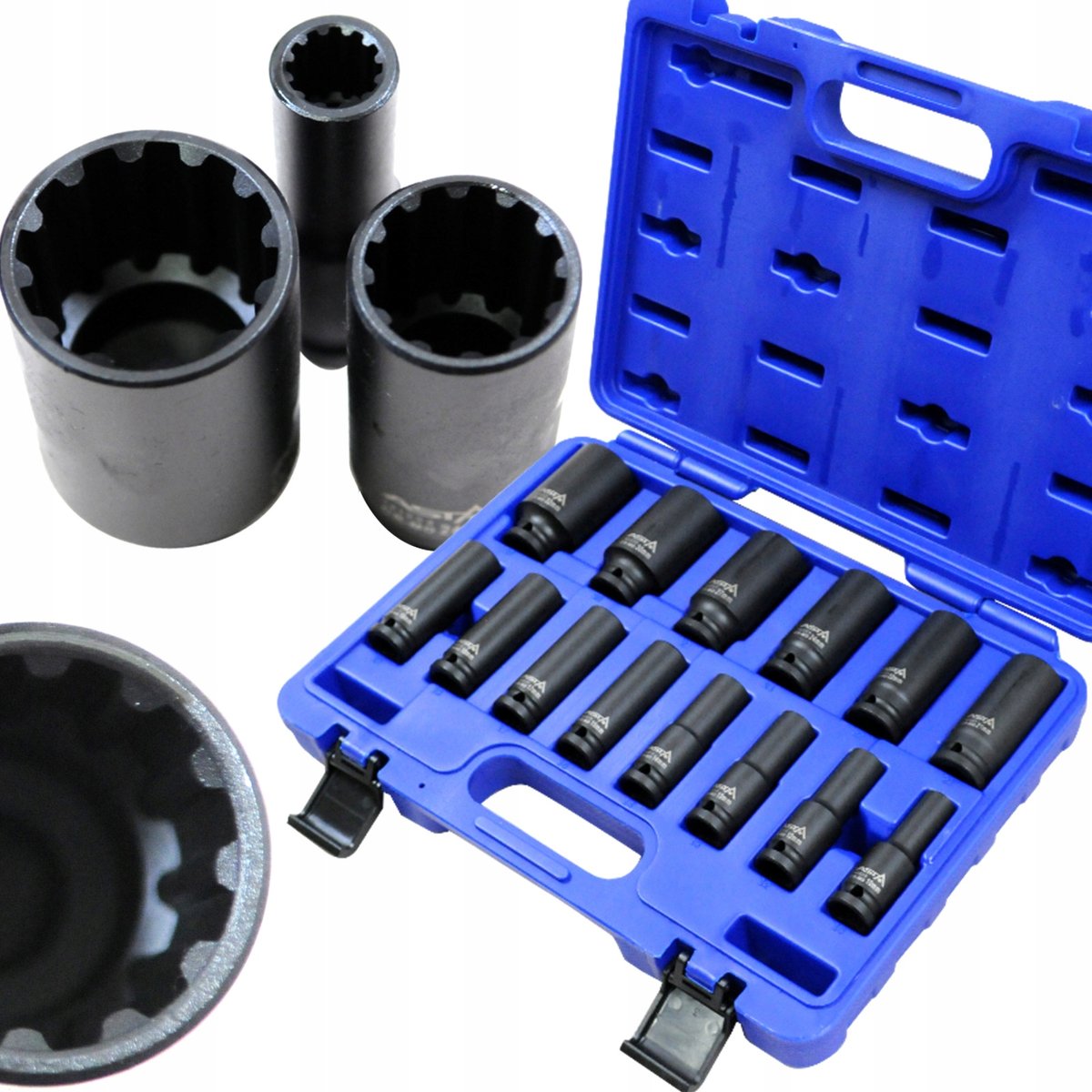 Uniwersalne Nasadki Udarowe 12-Kątne 1/2 Klucze Torx Xzn Zestaw Nasadek ...