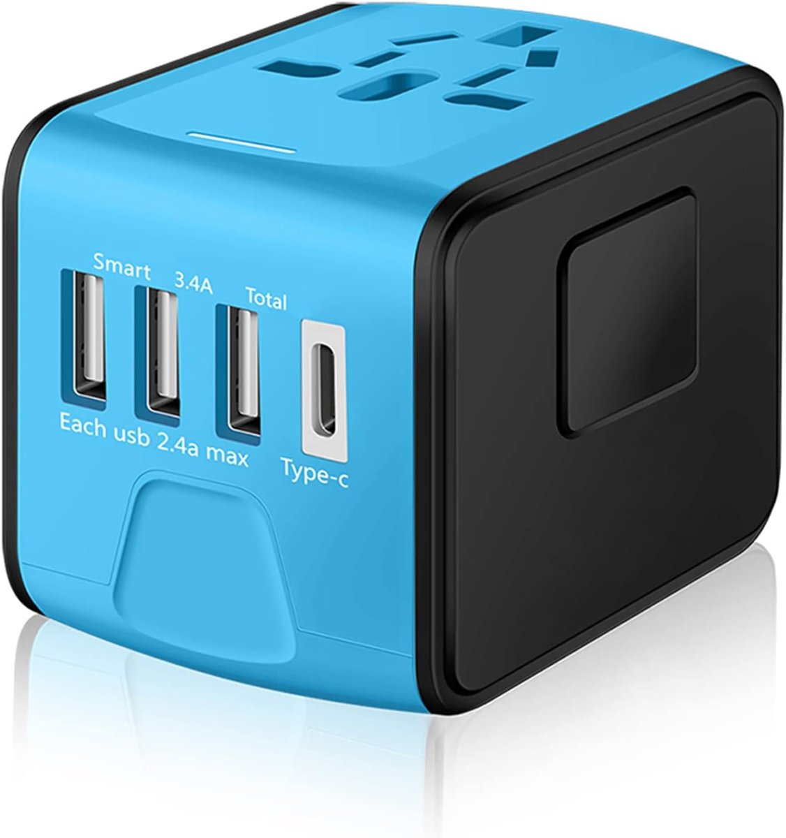 Uniwersalny międzynarodowy zasilacz podróżny z szybkim portem USB 2,4 A ...