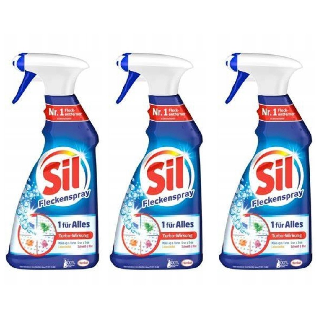 Uniwersalny Odplamiacz Sil Fleckenspray 3x500ml - Skuteczne Usuwanie ...