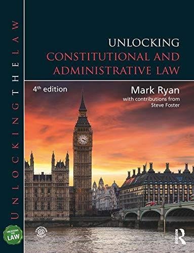 Unlocking Constitutional and Administrative Law - Opracowanie zbiorowe ...
