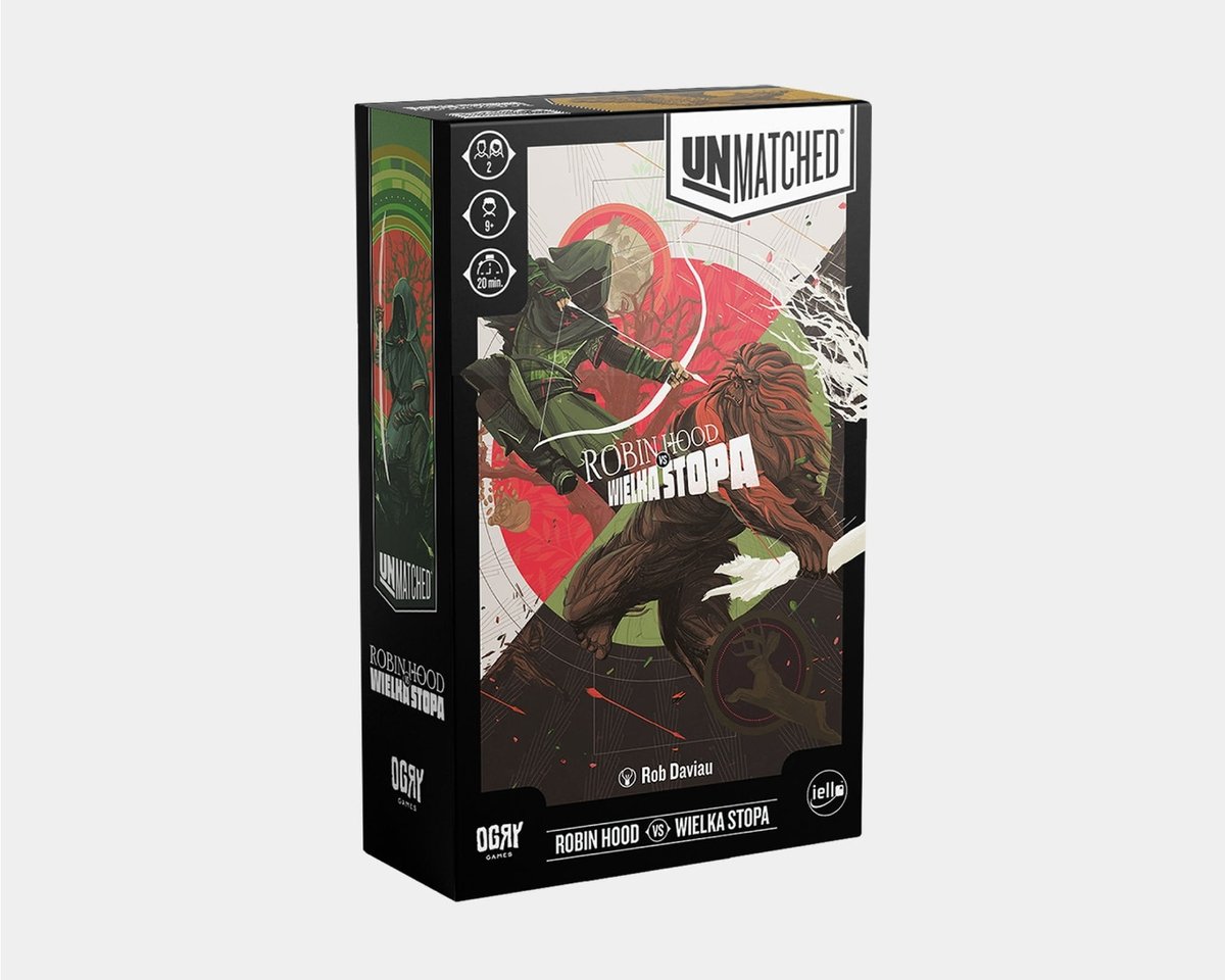 Unmatched: Robin Hood vs Wielka Stopa, gra planszowa, Ogry Games - Ogry ...