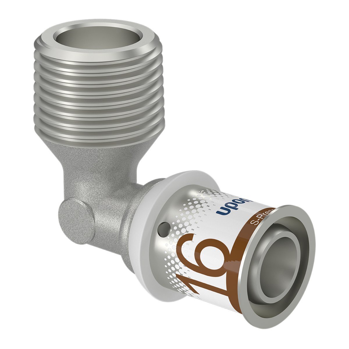 Uponor S-Press PLUS kolano z gwintem zewn. 16-R1/2"MT - Uponor | Sklep EMPIK.COM