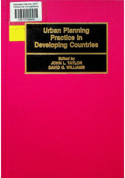 Urban Planning Practice in Developing Countries - John L. Taylor ...