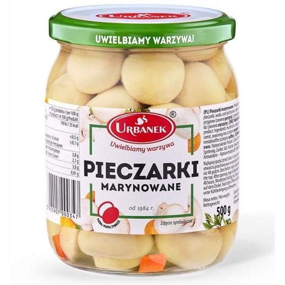 Urbanek pieczarki marynowane 500g - Urbanek | Sklep EMPIK.COM