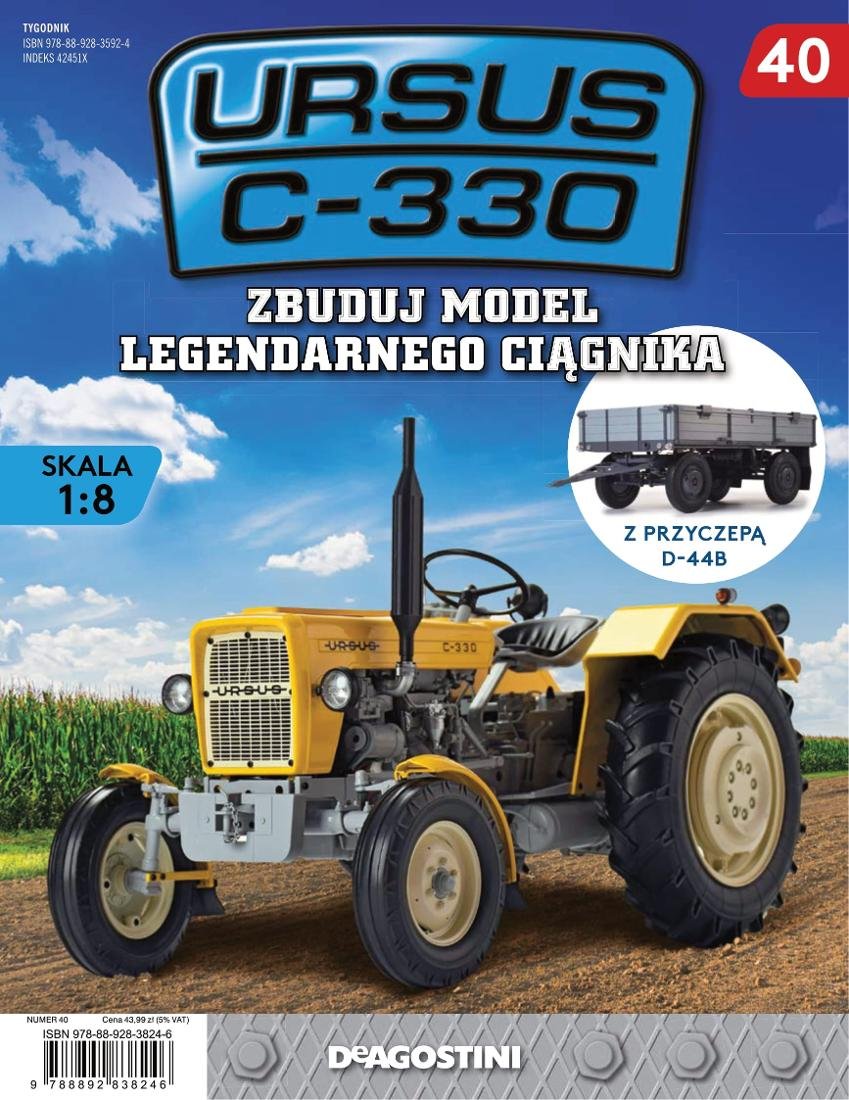 Ursus C-330 Zbuduj Model Legendarnego Ciągnika Nr 40 - De Agostini ...