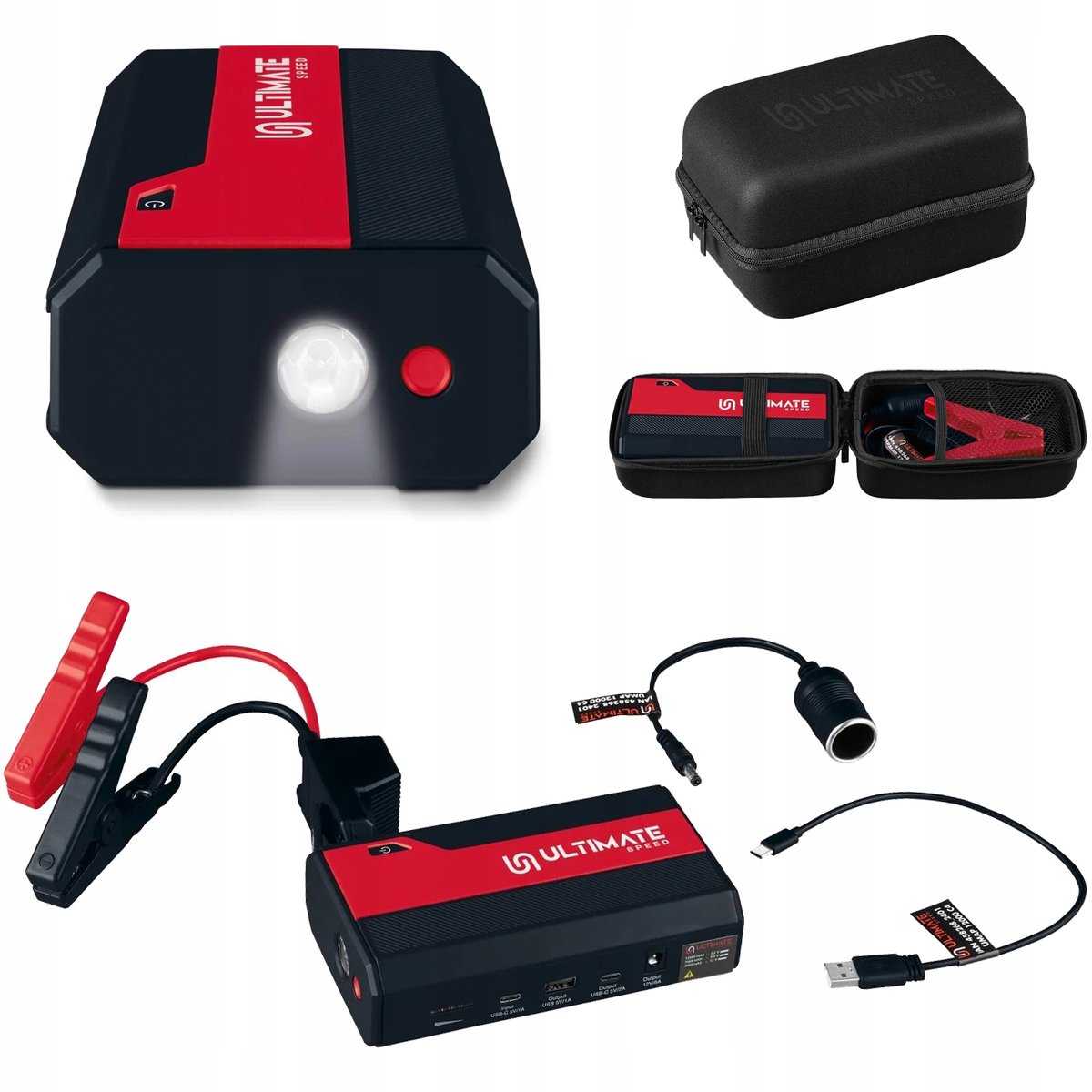 URZĄDZENIE ROZRUCHOWE ULTIMATE SPEED UMAP 12000 C4 POWERBANK 12V ...