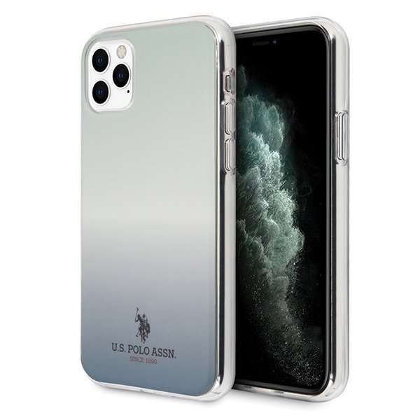 US Polo USHCN58TRDGLB iPhone 11 Pro niebieski blue Gradient Pattern Collection Niebieski