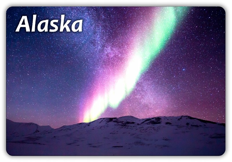 Usa - Alaska - Zorza Polarna - Aurora Borealis - Magnes Na Lodówkę - Subliproject | Sklep EMPIK.COM