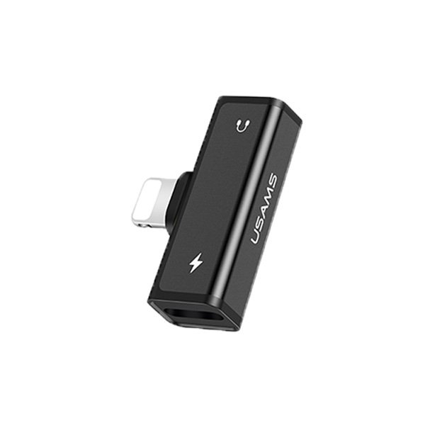 USAMS Adapter AU05 2w1 Lightning czarny/black SJ270LN01 (US-SJ270 ...