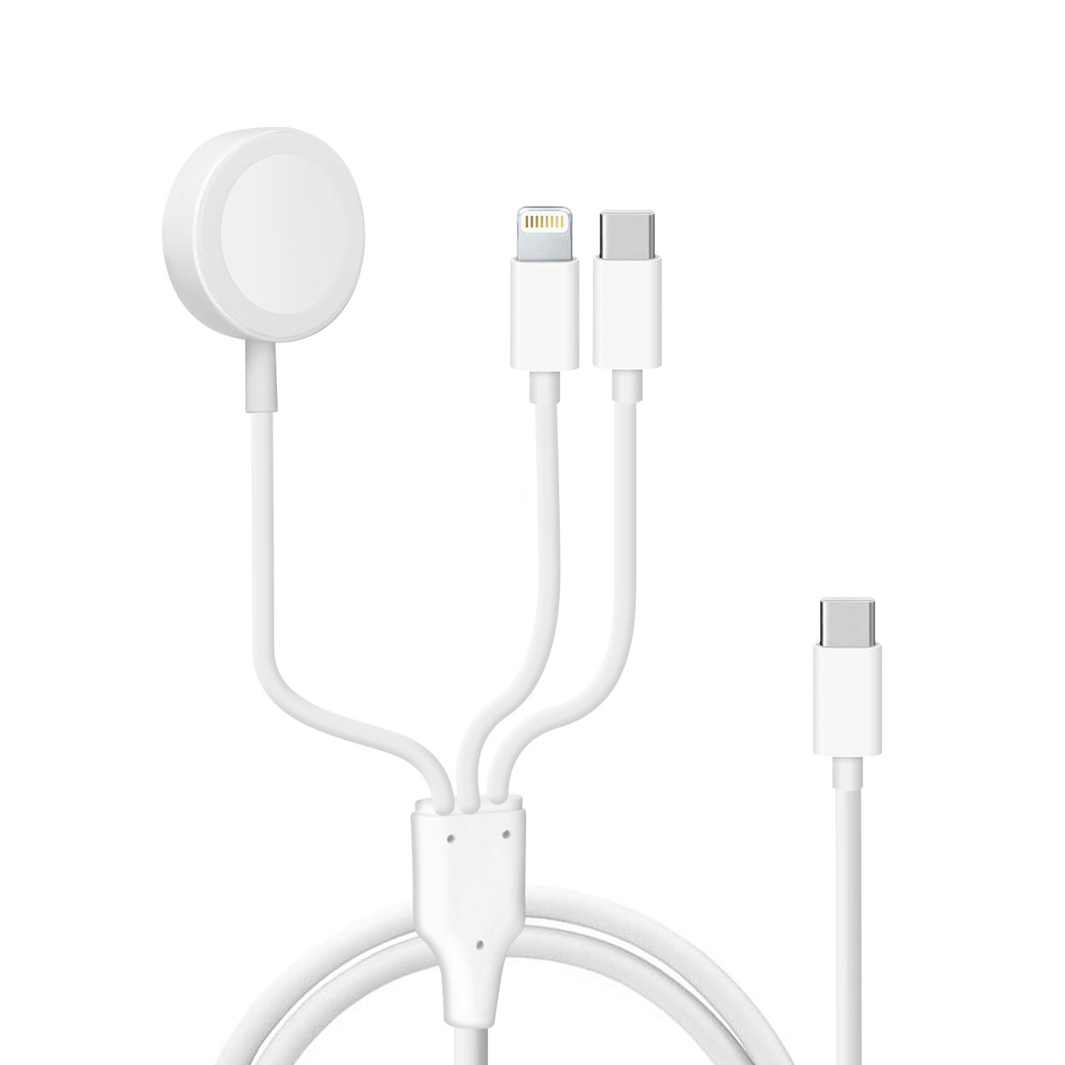 USB-C na USB-C, Lightning i magnetyczny kabel do ładowania 2A ...