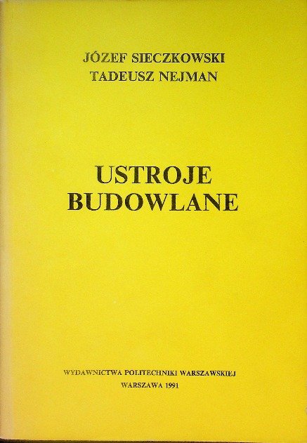 Ustroje budowlane - Opracowanie zbiorowe | Książka w Empik
