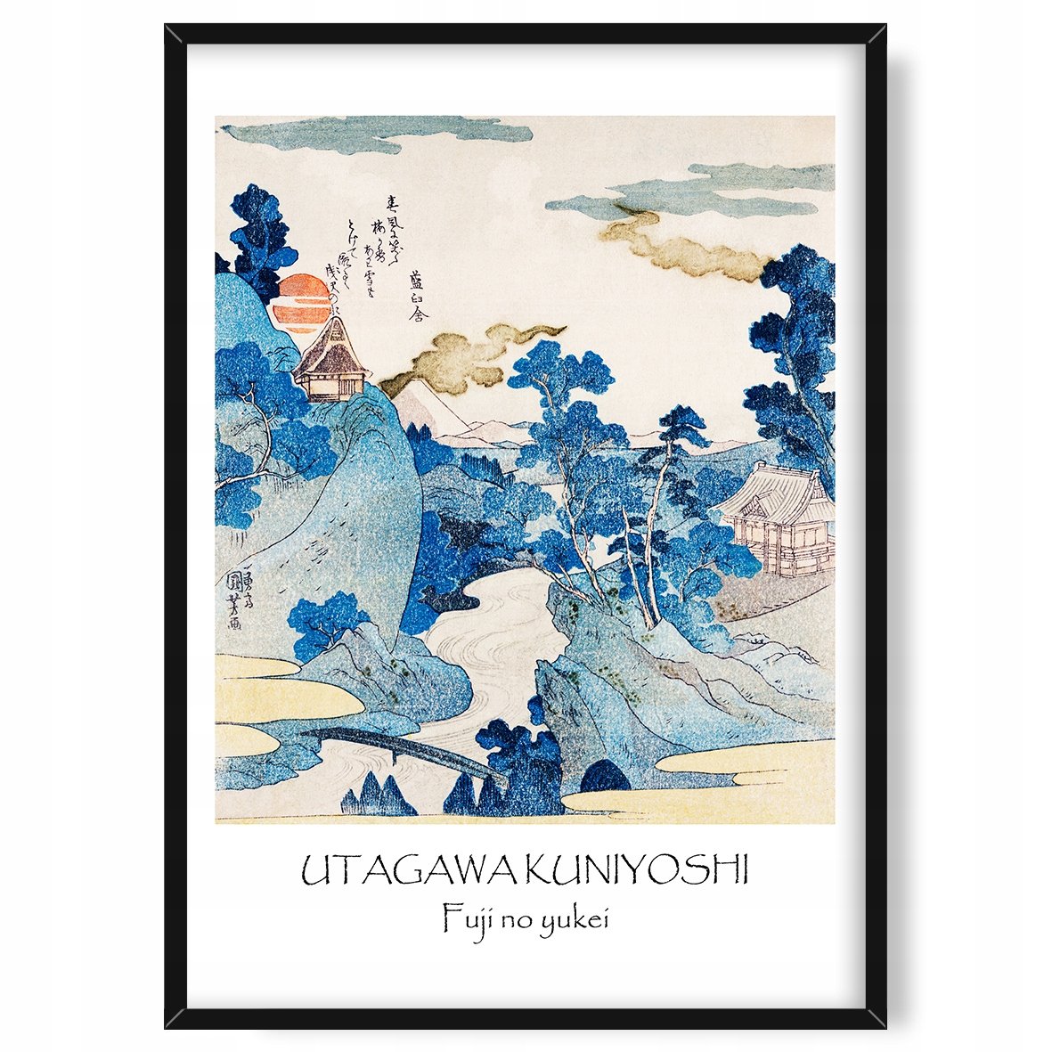 Utagawa Kuniyoshi Fuji no Yukei v3 70x50 - Inna marka | Sklep EMPIK.COM