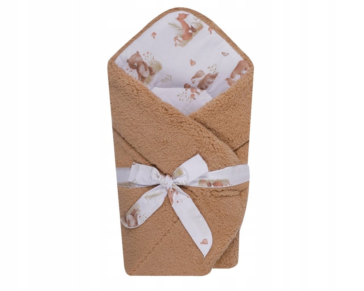 UVIE Becik Rożek Teddy Leśne historie 75x80 cm brązowy - Inna marka | Sklep EMPIK.COM