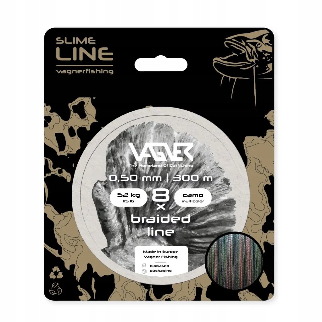 Vagner Slime Line 8X Camo Multicolor 0.50mm 300m plecionka - Inna marka ...