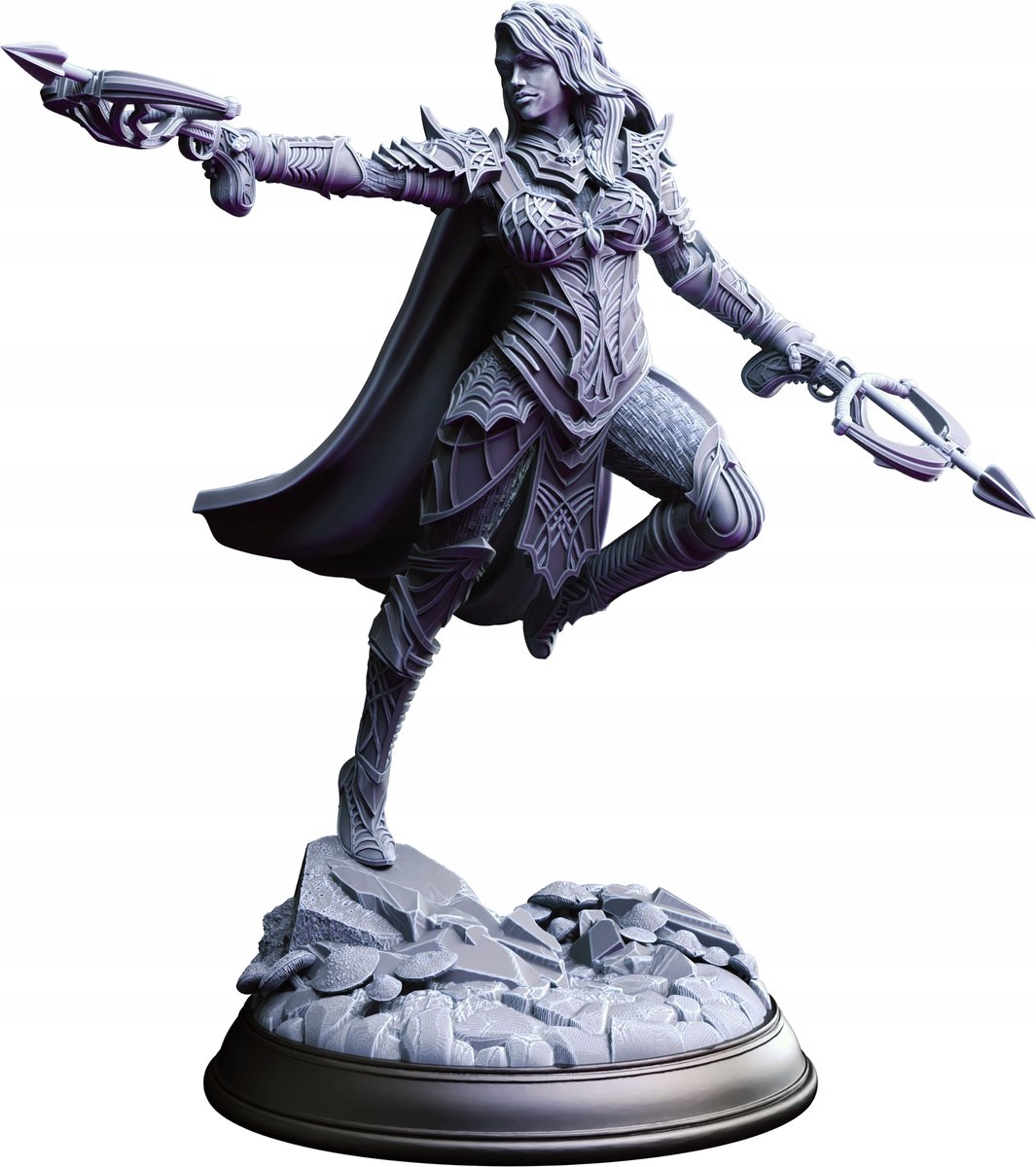 Vakara Łowczyni Ranger Kusza Figurka 12k + Podstawa do DND D&D druk 3D ...