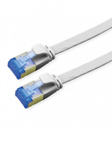 VALUE FTP Patch Cord, Cat.6A (Class EA), extra-flat, szary, 0,5 m ...