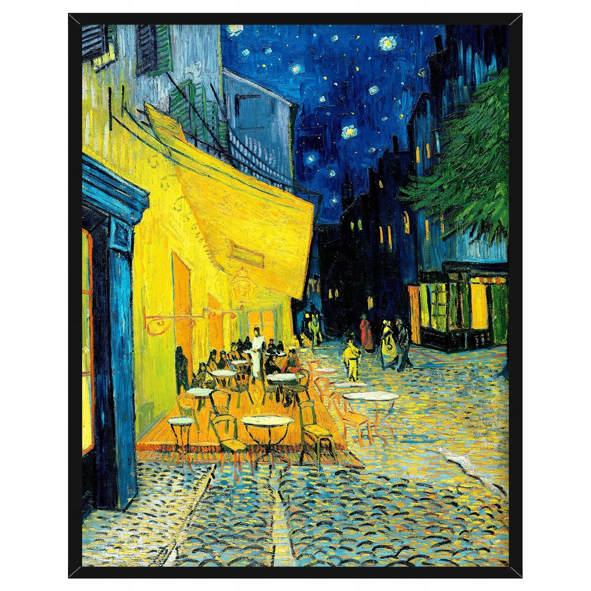 Van Gogh Taras kawiarni nocą OBRAZ 50x40 - ANTYKWARIAT "CZUŁA JEST NOC ...